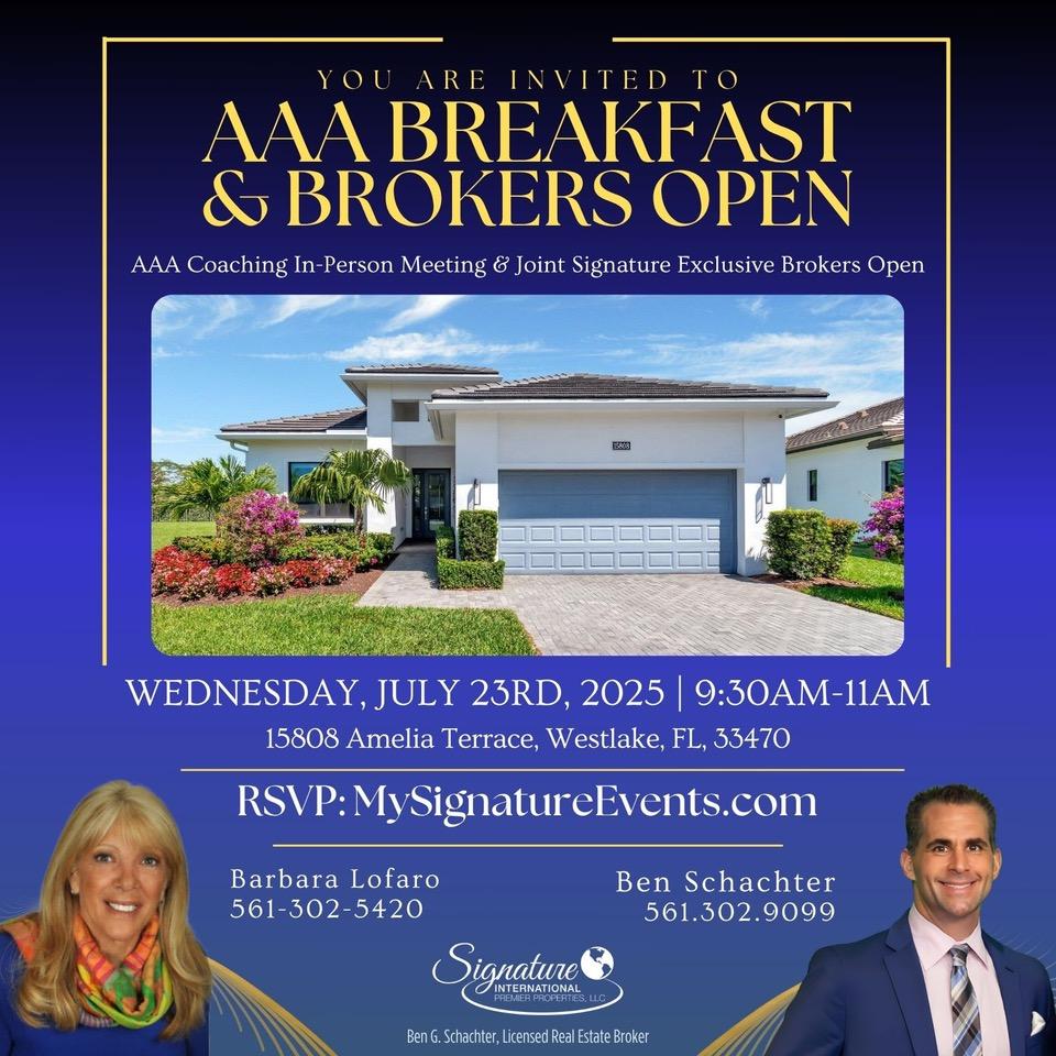 AAA Breakfast & Brokers Open: Event RSVP | My Signature Events